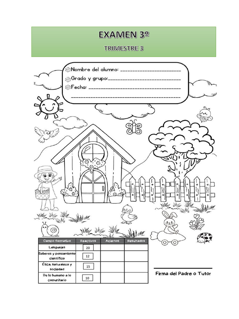Examen Trimestre 3 PDF | PDF