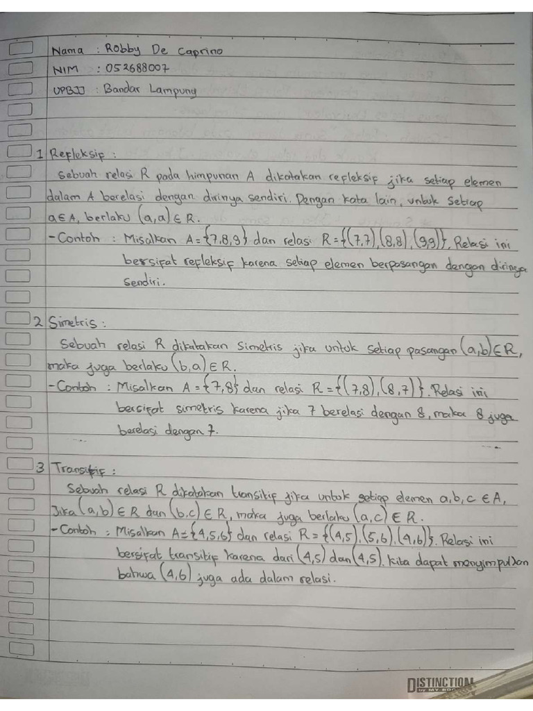 Diskusi 5. MTK | PDF