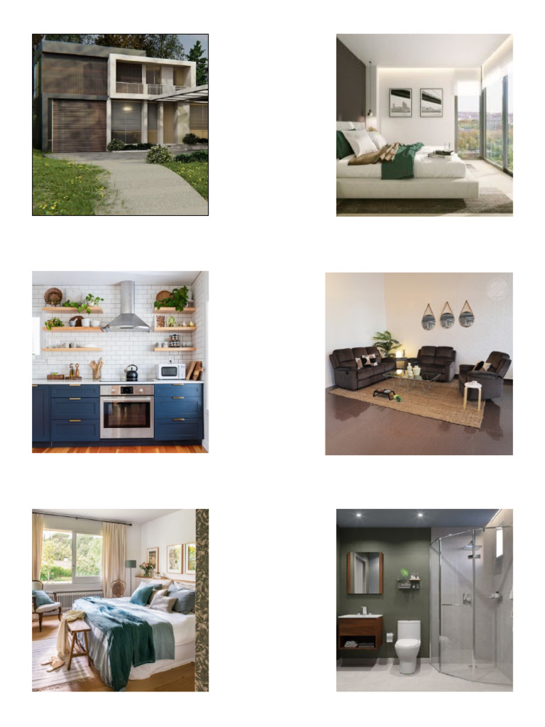 PARTES DE LA CASA, MUEBLES Y TAREAS DOMESTICAS | PDF