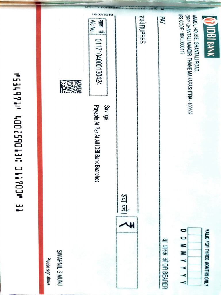 Idbi Saving | PDF