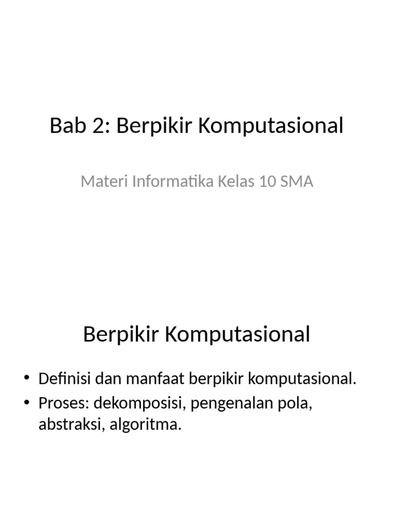Bab2_Informatika_Kelas10 | PDF