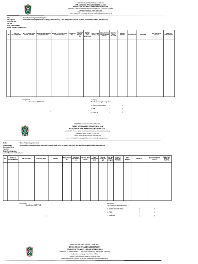 Visum Manual TPK 2025 Lumajang | PDF