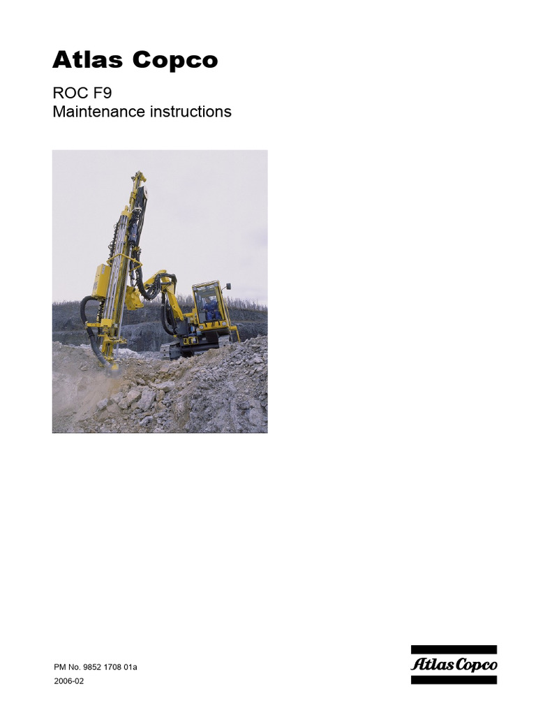 Atlas Copco Maintenance Instructions ROC F9 | PDF | Battery Charger ...
