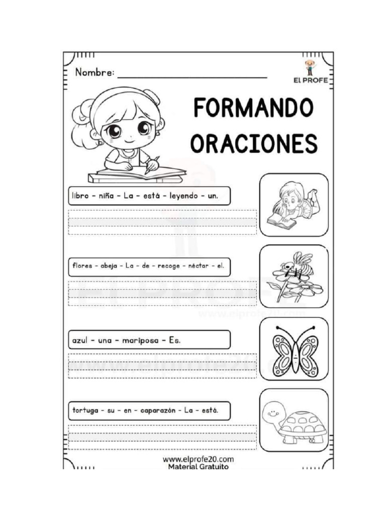 Formando Oraciones | PDF