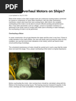 Electric Motor Rewinding Guide | PDF | Electric Motor | Manufactured Goods