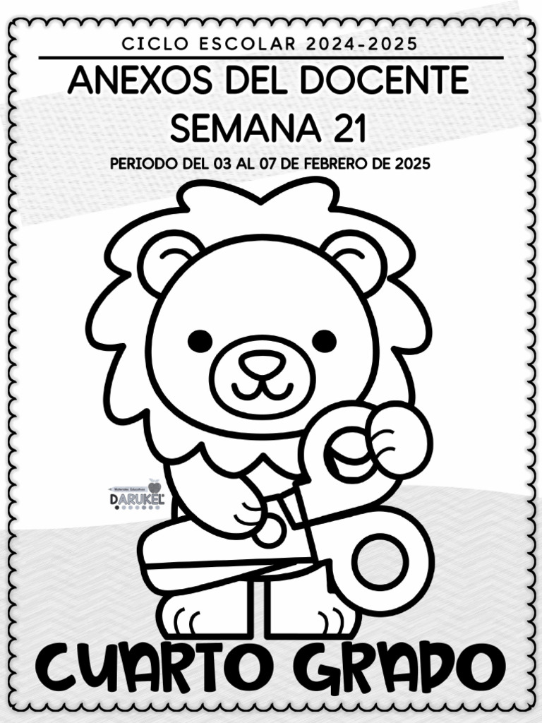 4° Sem21 Anexos Del Docente 2024-2025 | PDF