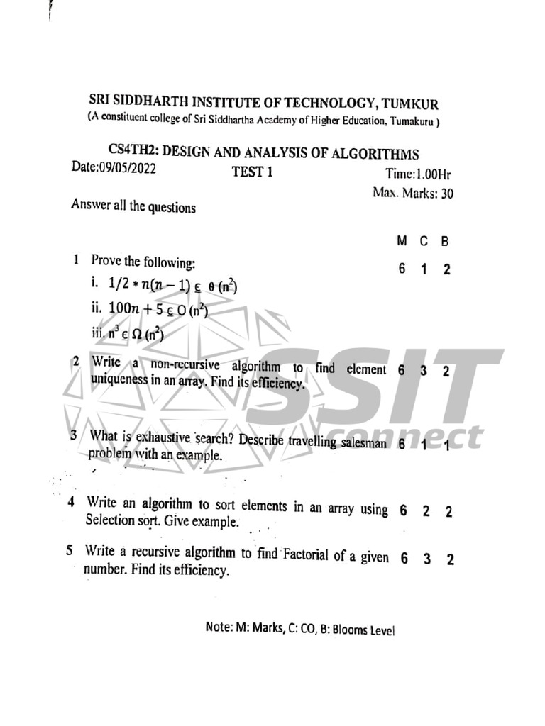 Cie1 4th Sem Aiml 》 Ssit Connect | PDF | Logic Gate | Mathematical Logic