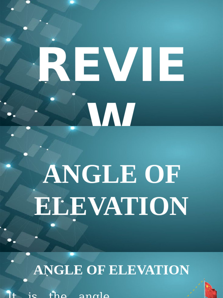 Elevation and Depression | PDF | Angle