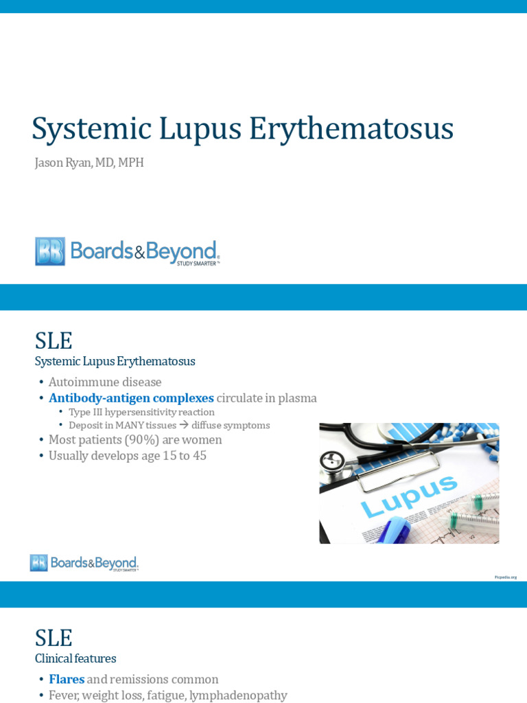 Understanding Systemic Lupus Erythematosus | PDF | Clinical Medicine ...