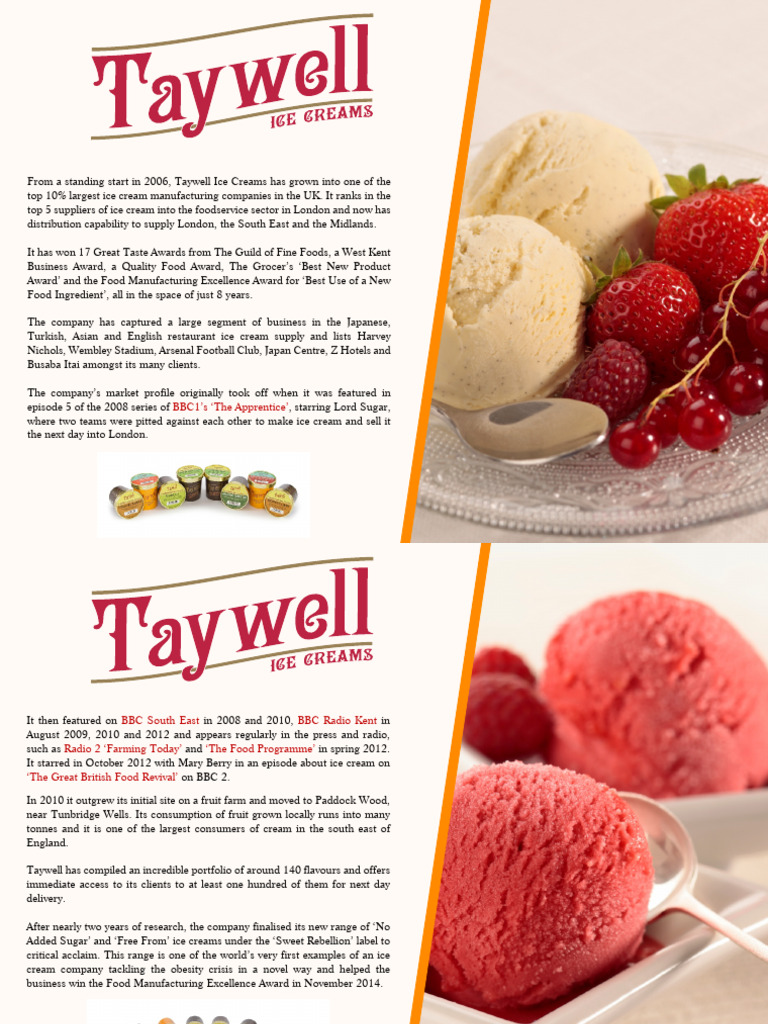 Taywell Brochure | PDF | Foods