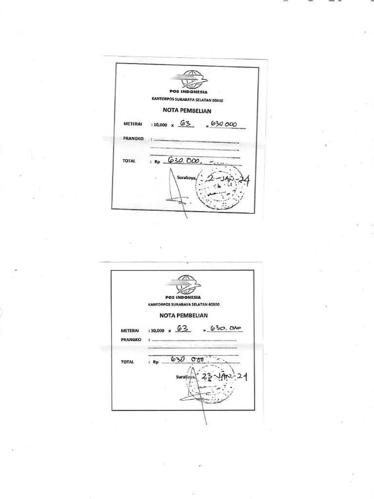 Materai - PGN Saka - 2 Jan+23 Jan | PDF