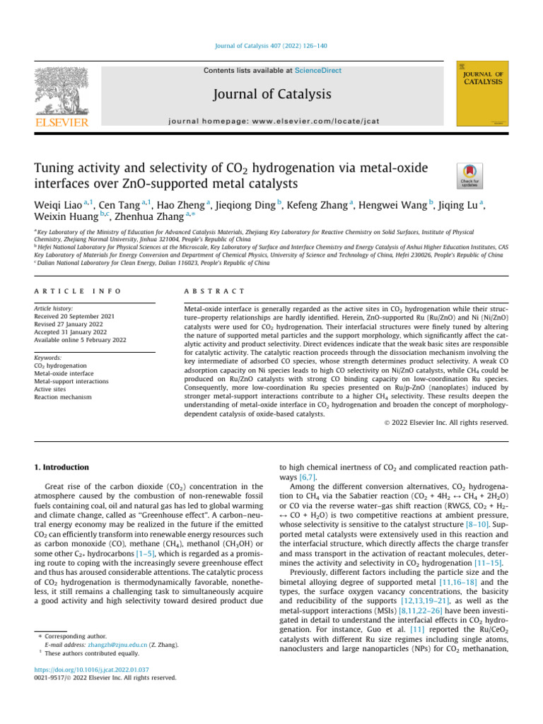 Ni-NiO Interfaces Enhanced Activity Through Synergistic Effects | PDF ...