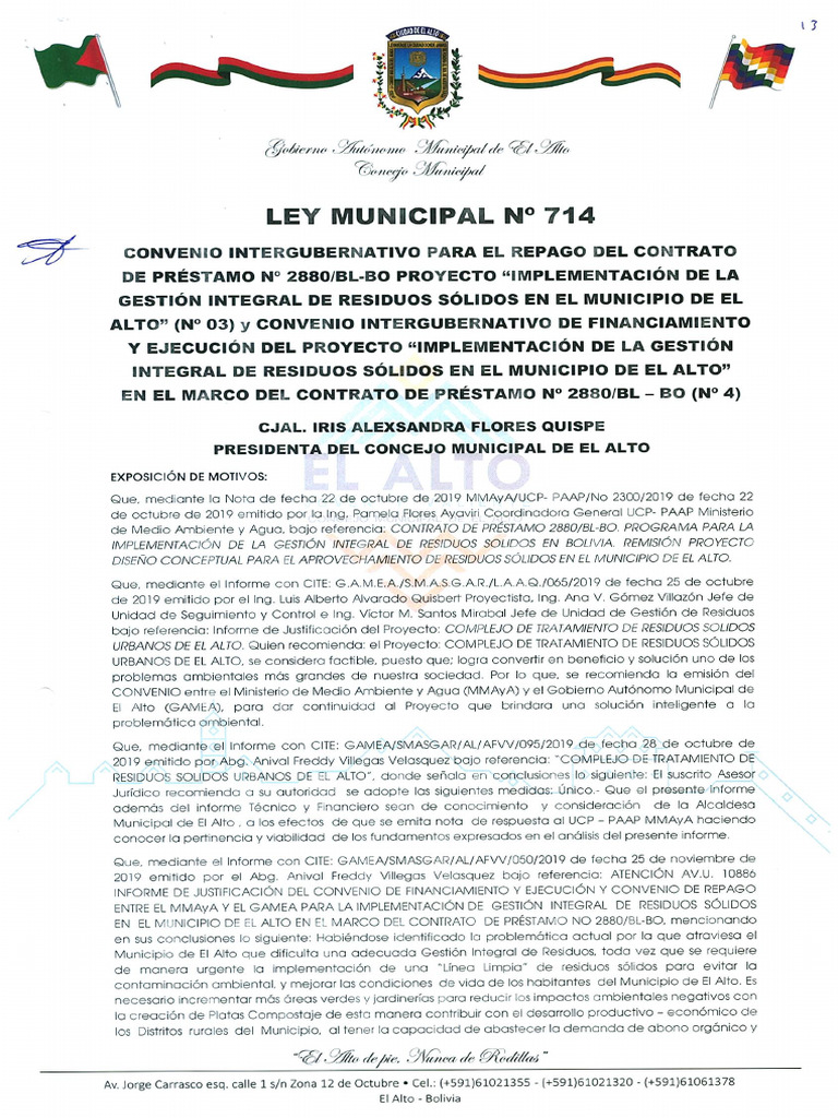 Ley 714 2021 | PDF