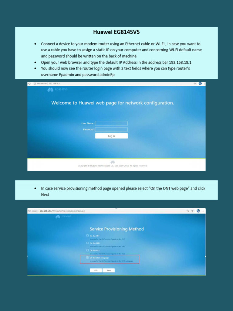 Huawei EG8145V5 | PDF