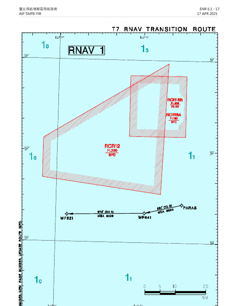 080-t7 Rnav Transition Route | PDF | Navigation