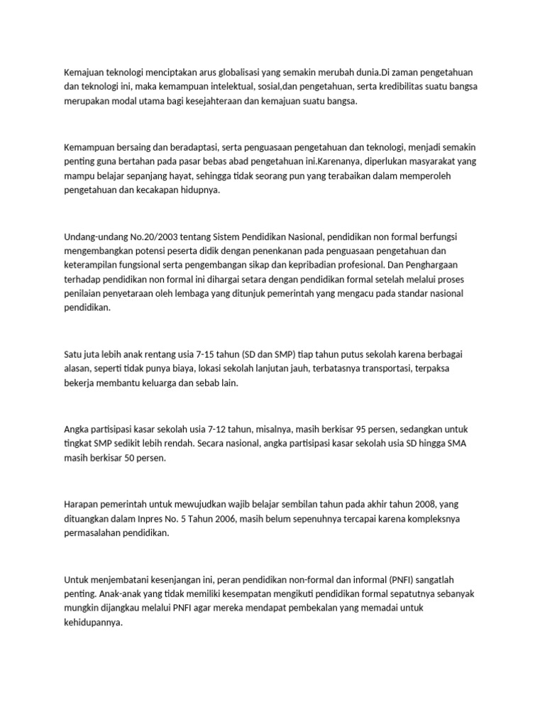 Kemajuan Teknologi Menciptakan Arus Globalisasi Yang Semakin Merubah ...