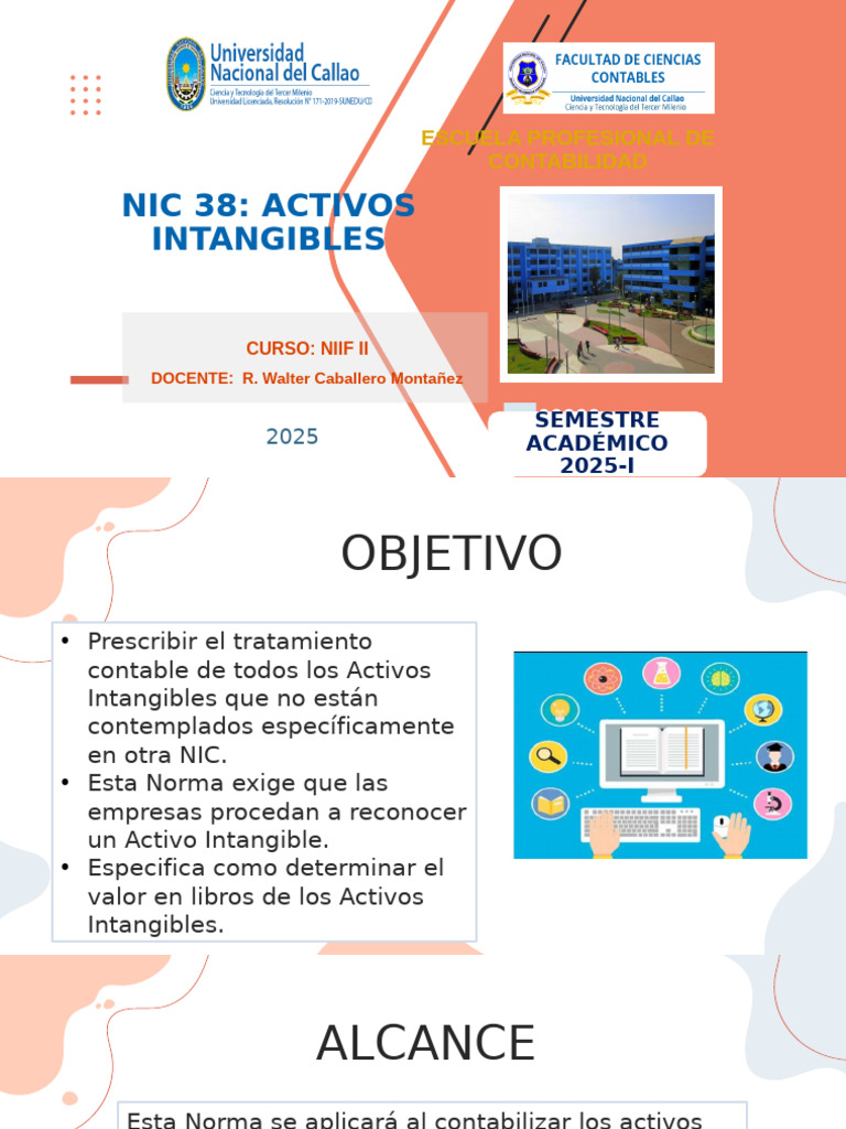 Nic 38 | PDF | Activo intangible | normas internacionales de INFORMACION FINANCIERA