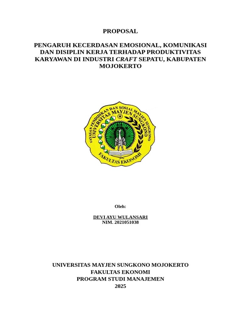 Proposal Penelitian | PDF