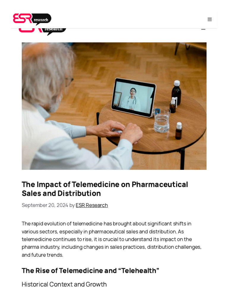 The Impact of Telemedicine On Pharmaceutical Sales and Distribution ...