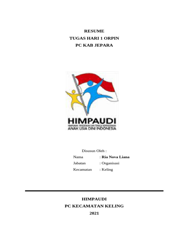 Kode Etik Pengurus Himpaudi | PDF