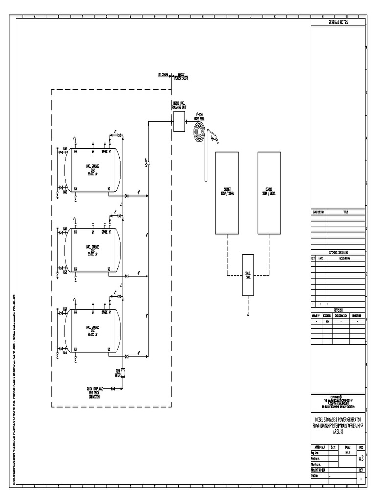 Appendix B - PFD Fuel Storage Tank & Genset - 20250212 | PDF