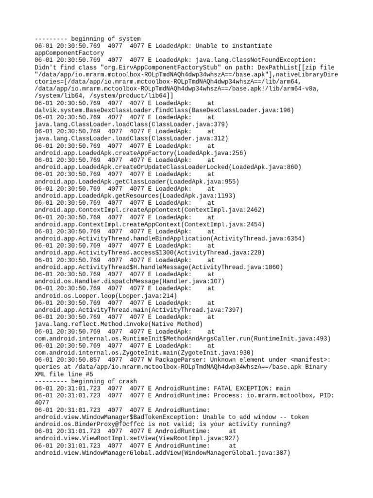 ToolboxLog | PDF | Java (Programming Language) | Arm Architecture