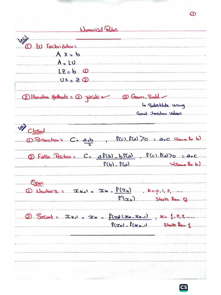 Numerical Rules | PDF