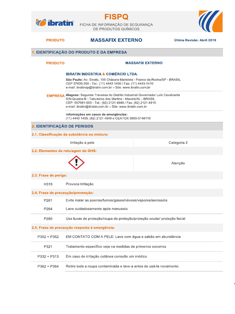 Massa Plastica FIX | PDF