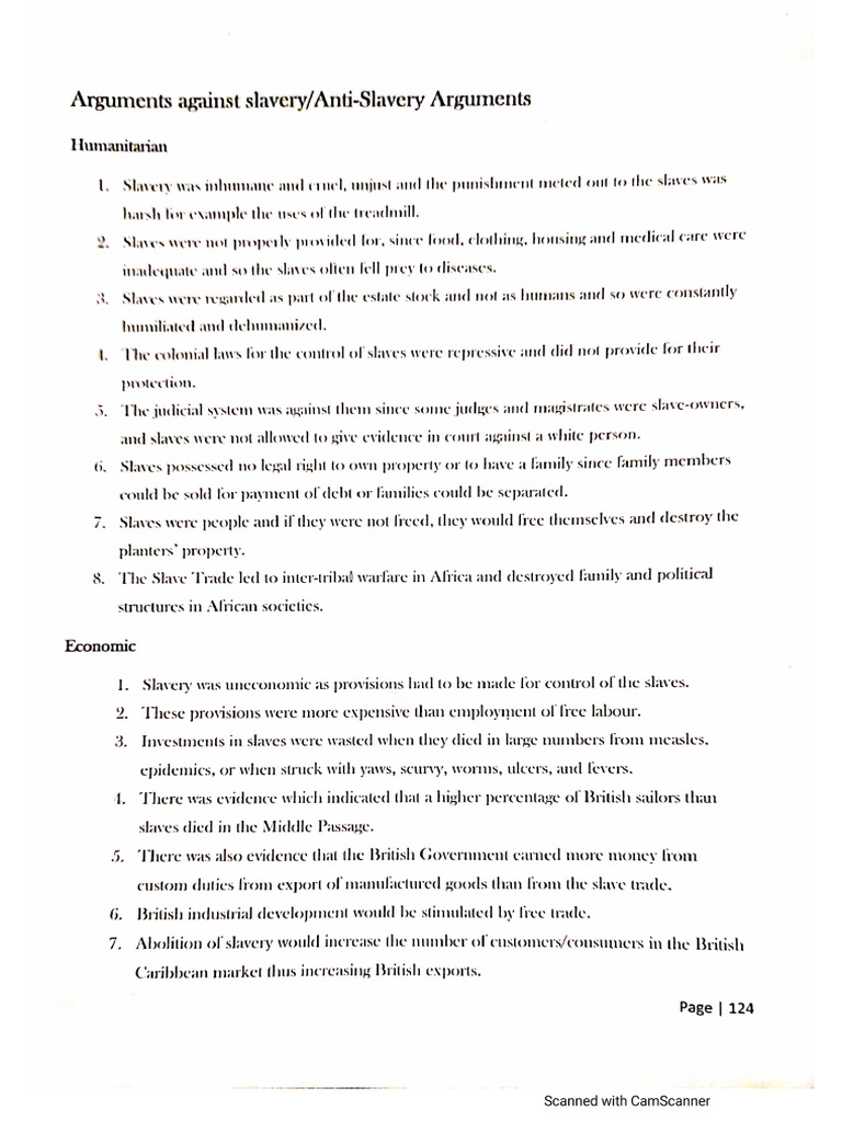 Arguments For and Against Slavery - Humanitarian, Religious, Economic ...