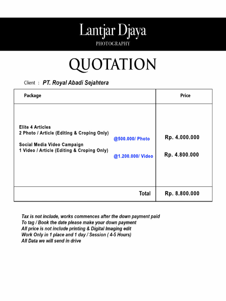 Quotation Elite | PDF