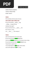 Figurative Language in "Firework" | PDF | Leisure