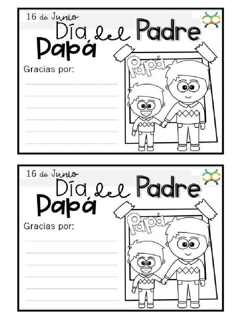 Actividades Dia Del Padre | PDF