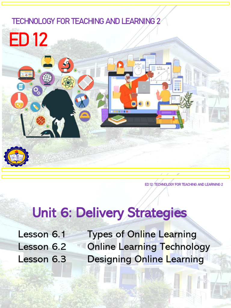 Ed 12 Unit 6 Lessons 1-3 | PDF | Educational Technology | Learning