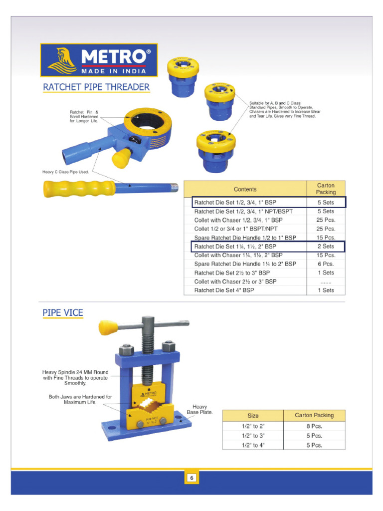 Maintenance Req - SR No 134-139 Pipe Die Set | PDF