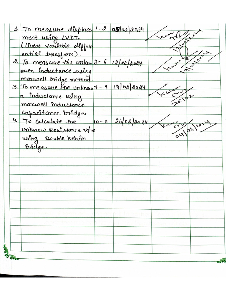 EMI Experiment 1-8 | PDF