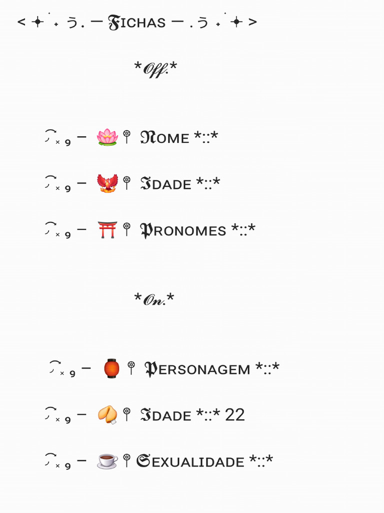 Simple Ficha Pra House BL | PDF