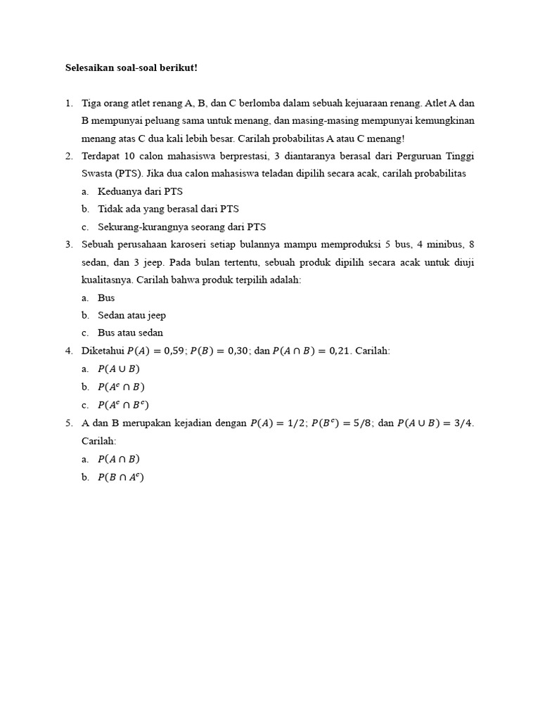 Latihan Soal CPMK 2 | PDF