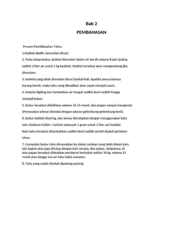 Bab 2 Pembahasan | PDF