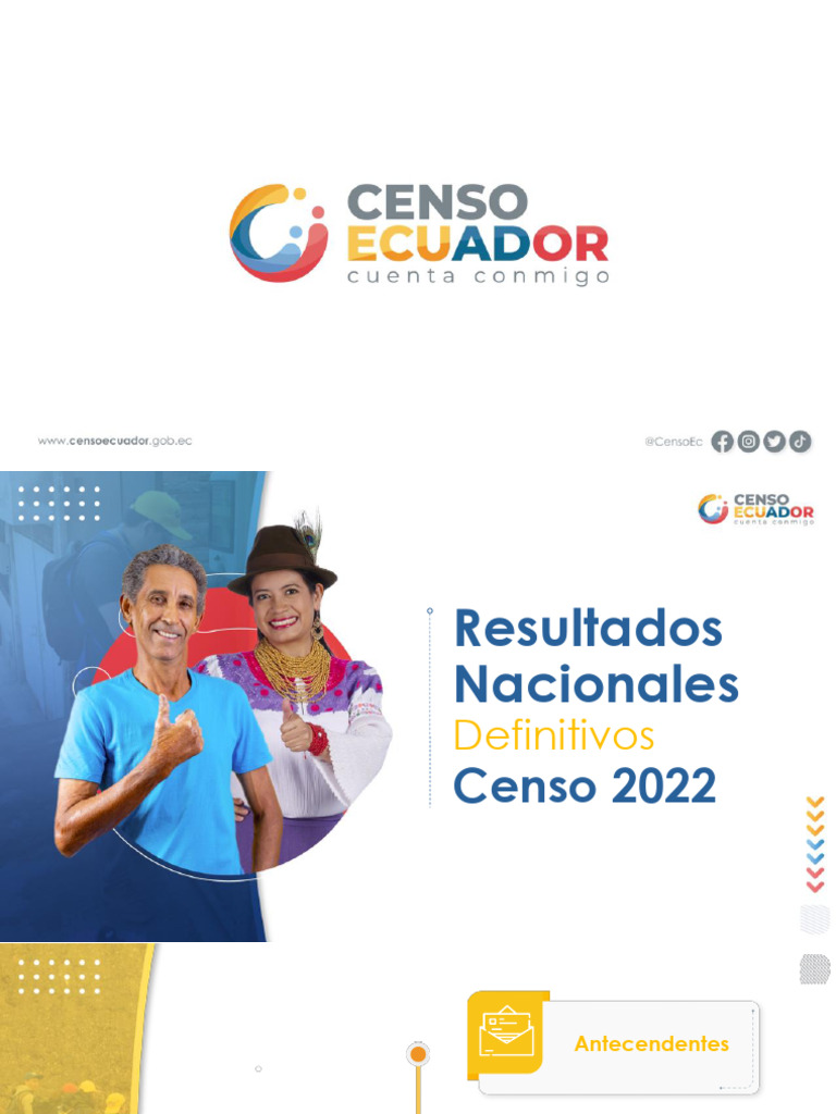 Presentacion Nacional 2da Entrega | PDF | Censo | Ecuador