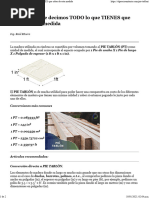 PIE TABLÓN Te Decimos TODO Lo Que TIENES Que Saber de Esta Medida | PDF
