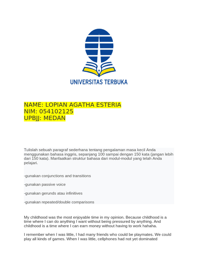 Tugas 2 Structure II Lopian | PDF