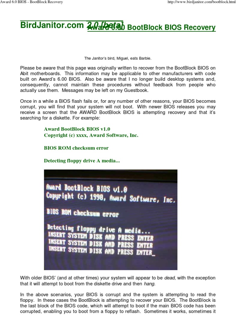 Bios | PDF | Bios | Dos