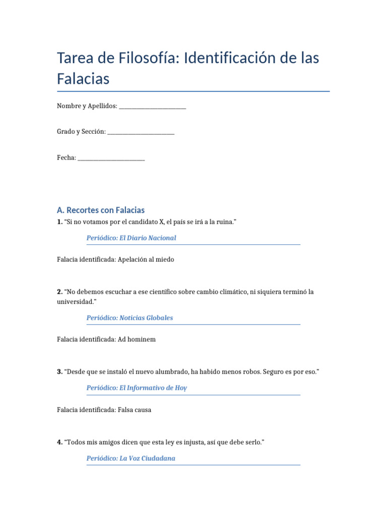 Tarea Falacias Gus | PDF