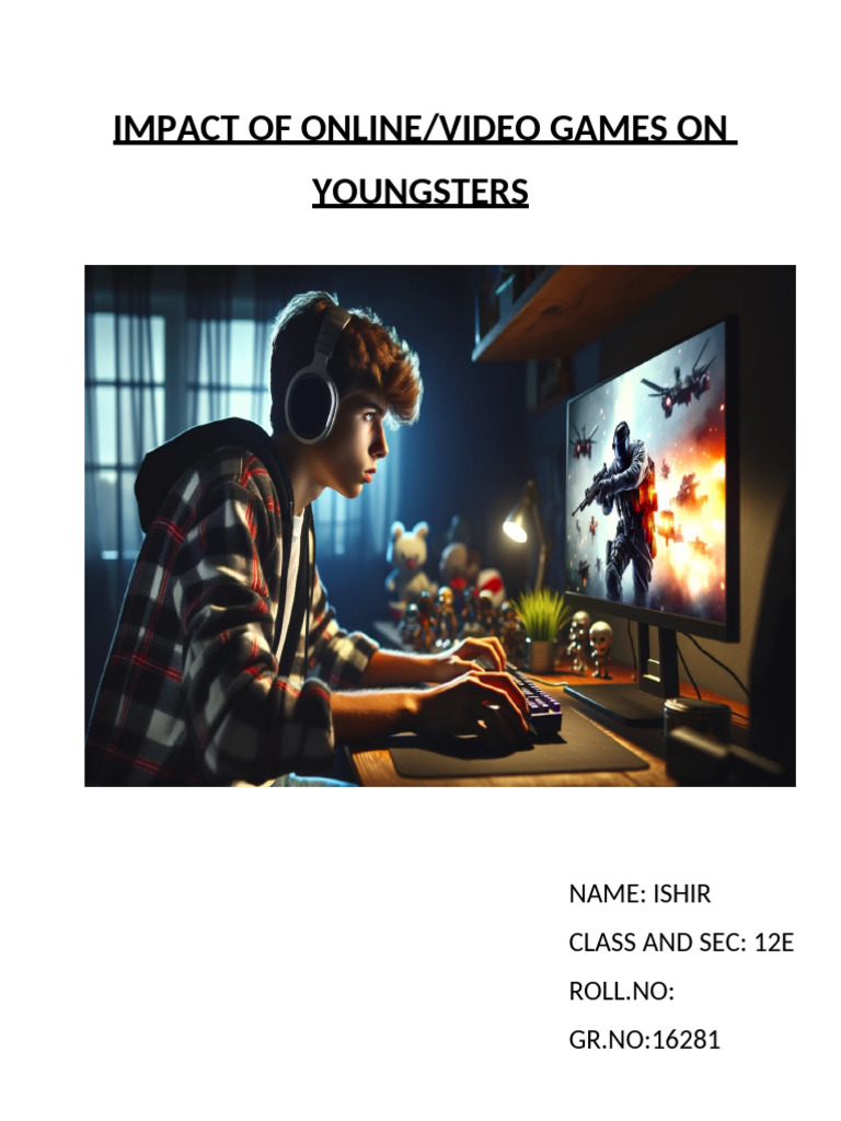 Effects of Video Games on Youth | PDF | Video Games | Anxiety