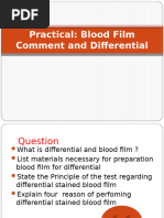 Blood Film Comment and Analysis Guide | PDF | Anemia | White Blood Cell