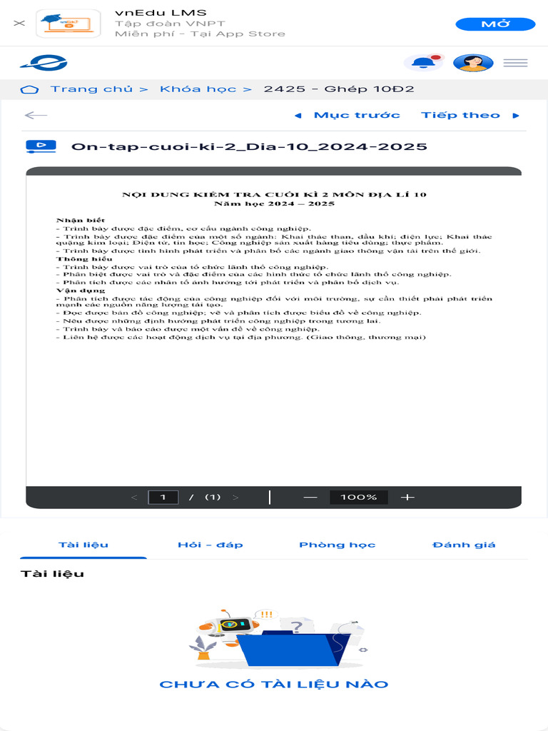 Hệ Thống Quản Lý Học Và Thi Trực Tuyến VNPT Elearning | PDF