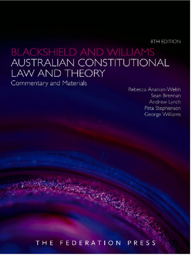 Rebecca Ananian-Welsh, Sean Brennan, Andrew Lynch, Peta Stephenson ...