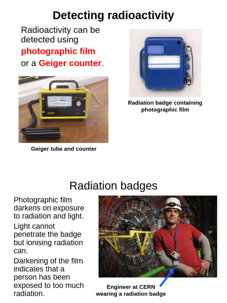 IGCSE 72 Radiation&HalfLife | PDF | Radioactive Decay | Radiation