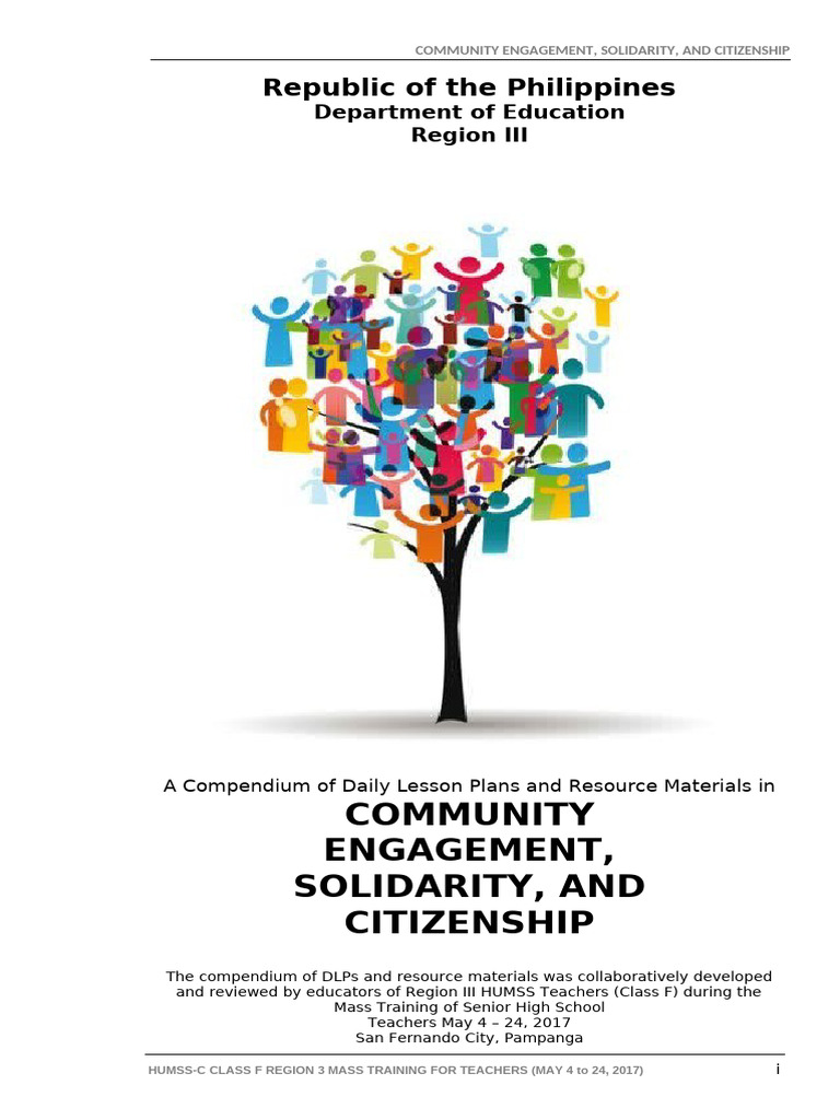 1.2 Community Engagement Solidarity and Citizenship CSC Compendium of ...
