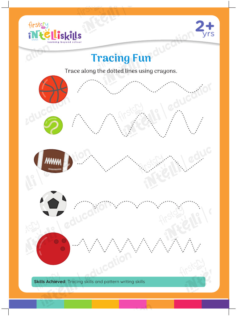 Tracing Fun Worksheet | PDF